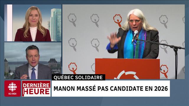 Manon Massé de Québec solidaire ne sera pas candidate en 2026 | Radio ...
