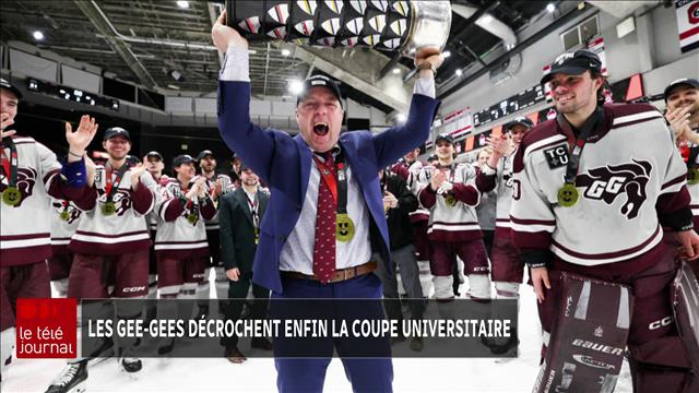 Les Gee-Gees, champions du hockey universitaire | Radio-Canada