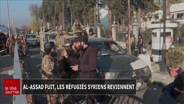 Chute du régime Assad : des réfugiés souhaitent rentrer en Syrie | Le téléjournal midi Montréal