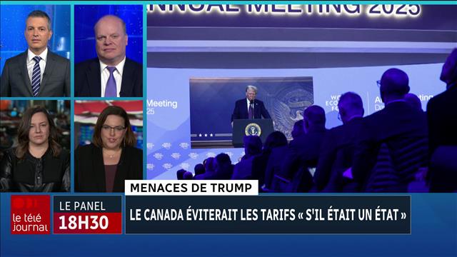 [Panel] Donald Trump s'en prend encore au Canada | Le téléjournal ...