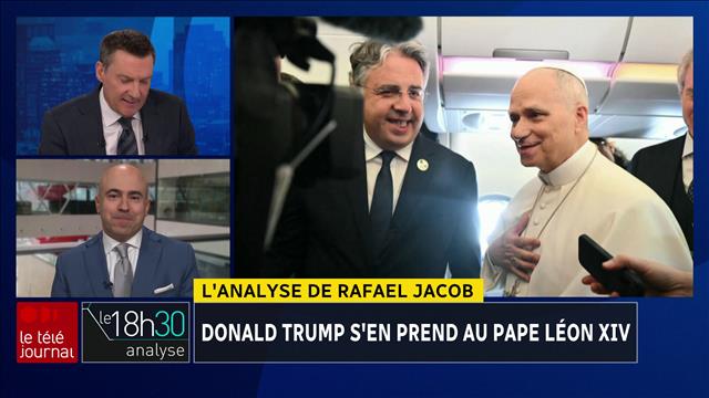 Donald Trump s'en prend au pape Léon XIV | Radio-Canada