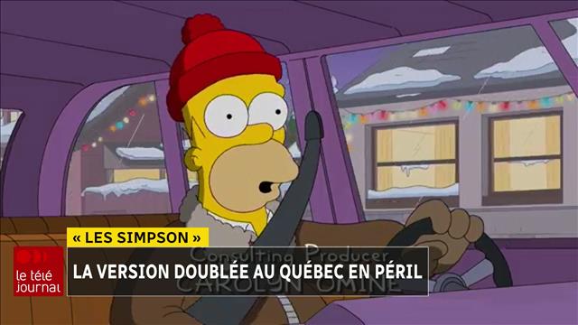 Le doublage québécois des Simpson en péril | Le téléjournal avec ...