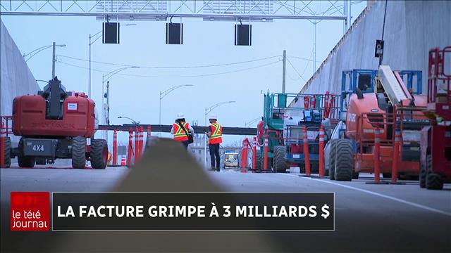 La facture grimpe à 3 milliards | Le téléjournal avec Patrice Roy