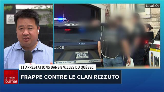 Une opération d'envergure frappe le clan Rizzuto | Le téléjournal midi ...