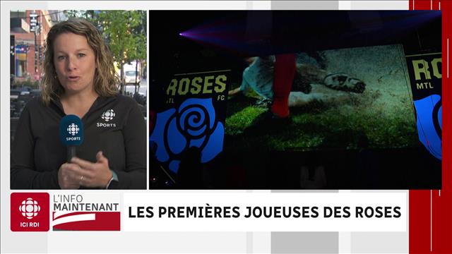 Les Roses de Montréal présentent leurs premières joueuses | Radio-Canada