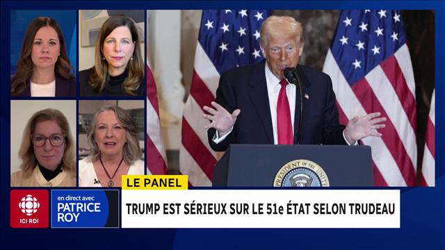« Trump veut absorber notre pays » dit Trudeau | En direct avec Patrice Roy
