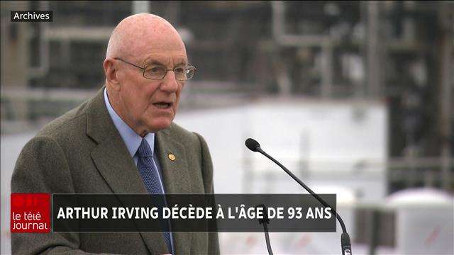 Arthur Irving n'est plus | Le téléjournal Acadie