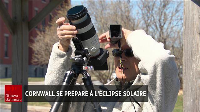 Cornwall se prépare à l'éclipse solaire | Le téléjournal Ottawa-Gatineau