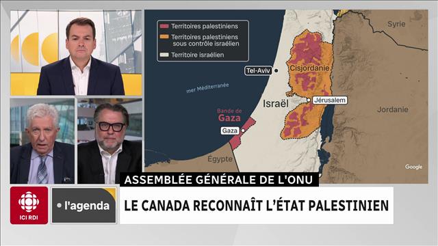 Le Canada reconnaît l'État de Palestine | L'agenda