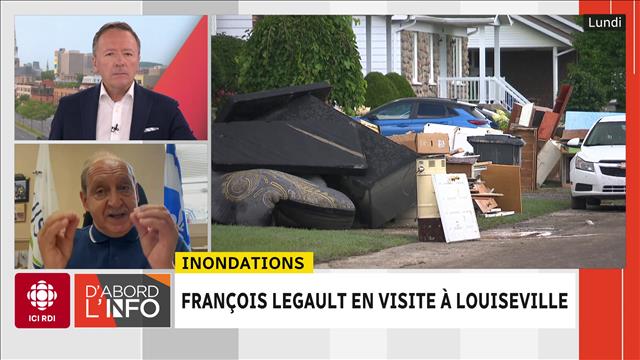 François Legault en visite à Louiseville | D’abord l’info