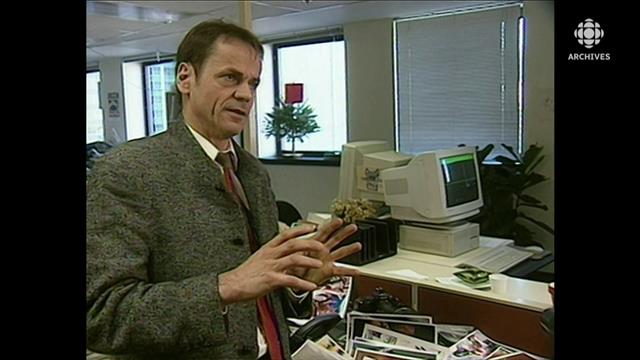 Le photographe de presse Jacques Nadeau en 1998 | Info | Radio-Canada
