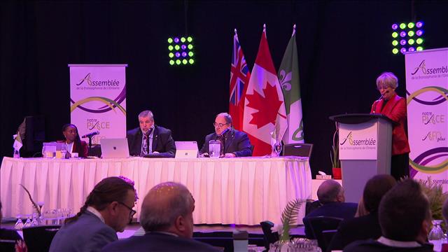 Fin du congrès annuel de l'Assemblée de la francophonie de l'Ontario ...