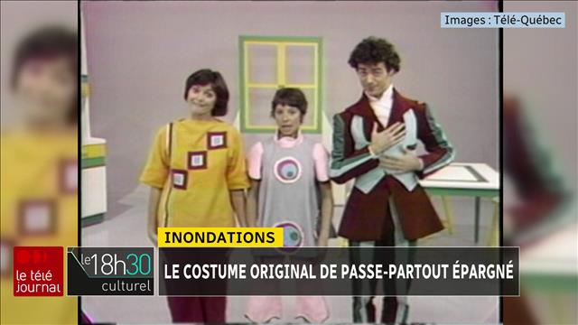 Des archives de Télé-Québec, dont des costumes de Passe-Partout ...