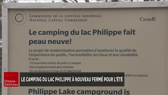 Le camping du lac Philippe à nouveau fermé pour l’été | Le téléjournal ...