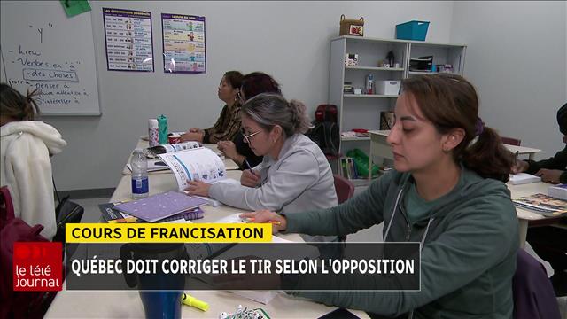 Cours de francisation : d'autres fermetures de classes | Le téléjournal avec Patrice Roy