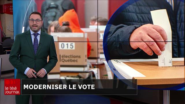 Élections Québec veut moderniser le vote au provincial | Le téléjournal ...