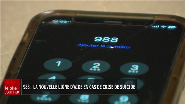 Lancement d'une nouvelle ligne nationale d’aide en cas de crise de suicide, le 988 | Radio-Canada