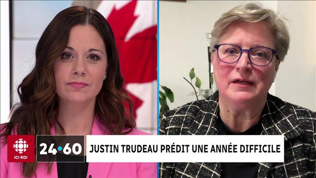 24.60 : Justin Trudeau prédit une année difficile | Radio-Canada