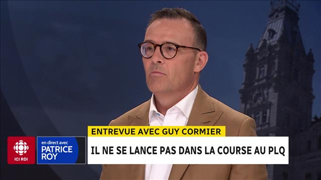 « Je ne veux pas faire de politique », dit Guy Cormier | Radio-Canada