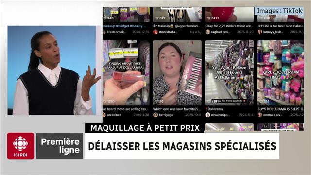 Quand les magasins de type Dollarama sont préférés pour se maquiller ...