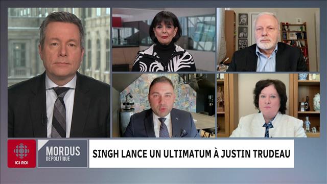 Singh lance un ultimatum à Justin Trudeau | Radio-Canada