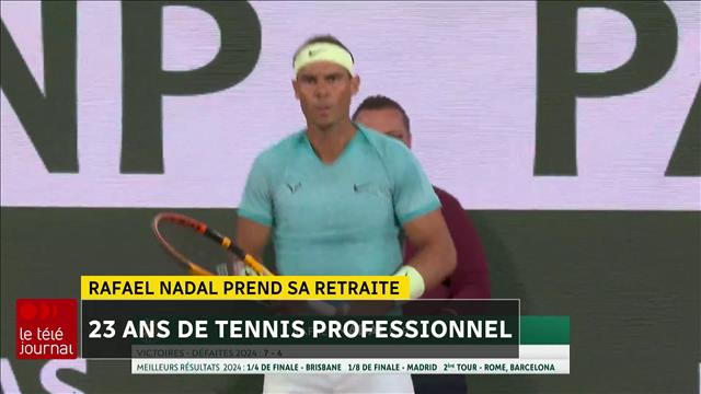 Rafael Nadal prend sa retraite après 23 ans de carrière | Radio-Canada
