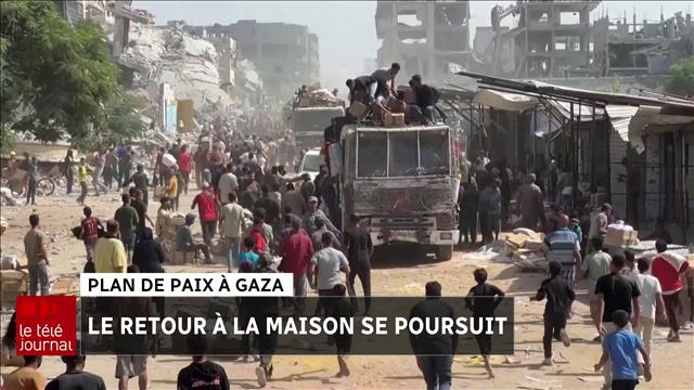 Gaza : le retour à la maison se poursuit | Le téléjournal midi Montréal
