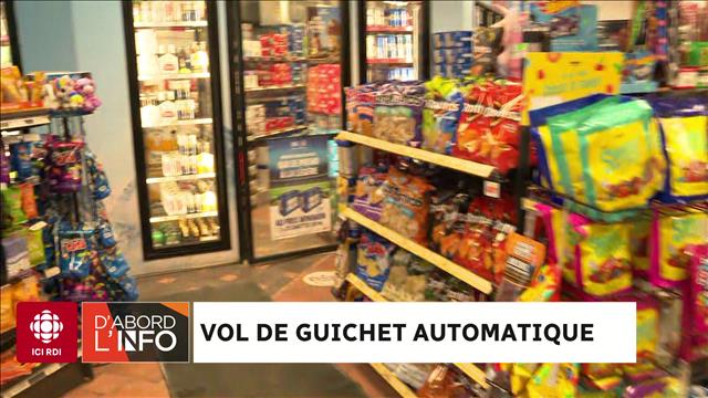 Un guichet automatique dérobé en pleine nuit | Radio-Canada